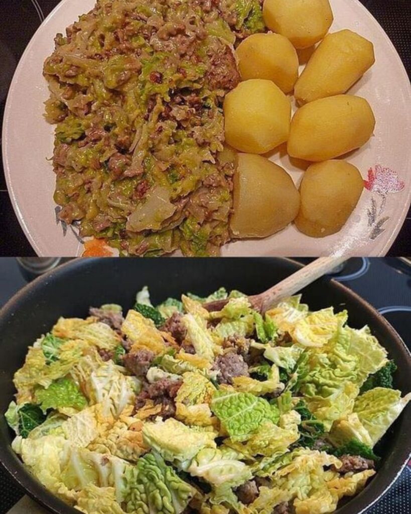 Wirsingkohl-Hack-Pfanne – Herzhaftes Wohlfühlessen für die ganze ...