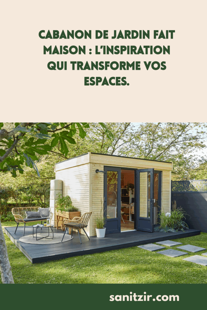 Cabanon De Jardin Fait Maison qui change tout dans votre décoration ...