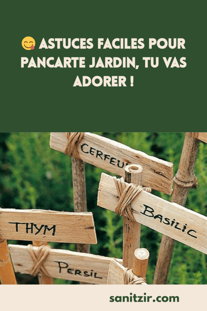 Pourquoi pancarte jardin va t’inspirer - Ricette e Consigli