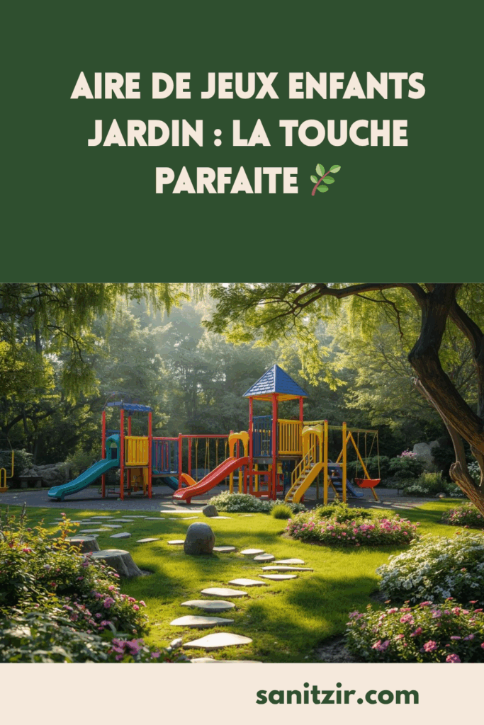 🌼 Tout ce qu’il faut savoir sur aire de jeux enfants jardin - Ricette e ...