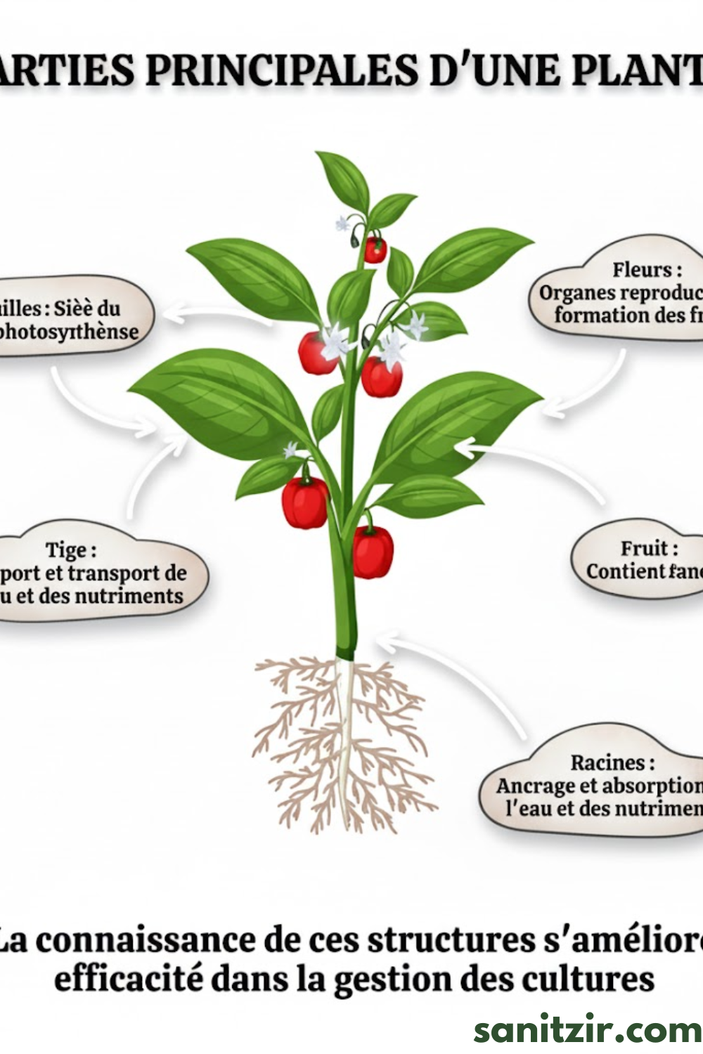 LES PARTIES PRINCIPALES D’UNE PLANTE : COMPRENDRE LA STRUCTURE POUR ...