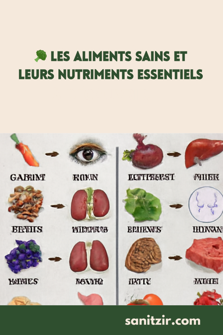 🥦 Les aliments sains et leurs nutriments essentiels - Ricette e Consigli