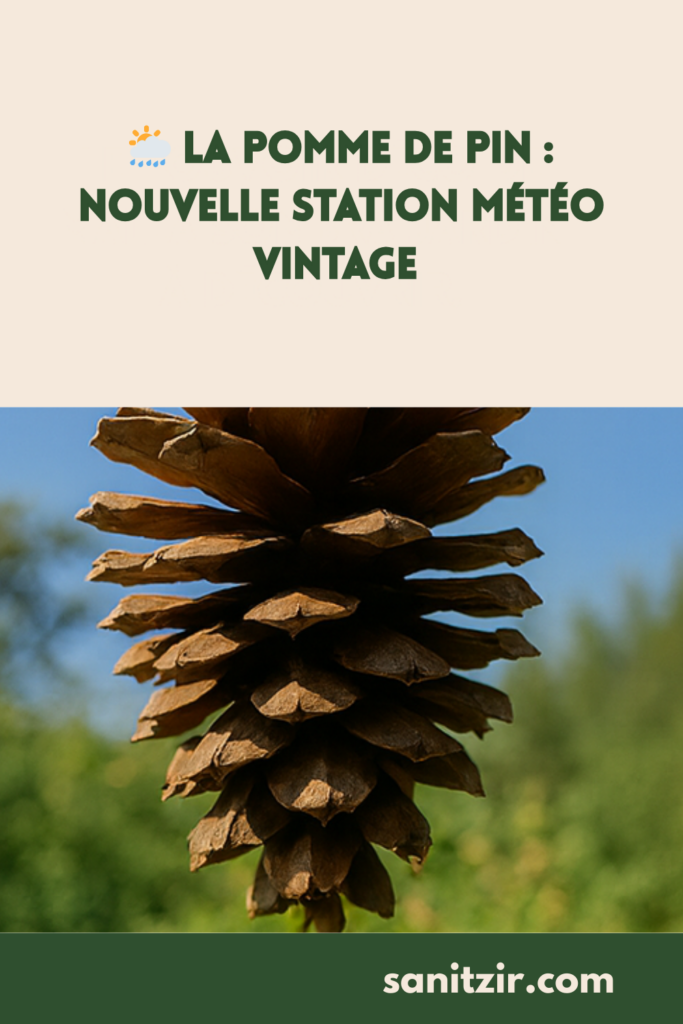 🌦️ La Pomme de Pin : Nouvelle Station Météo Vintage (Et Gratuite) 🌲 - Ricette e Consigli